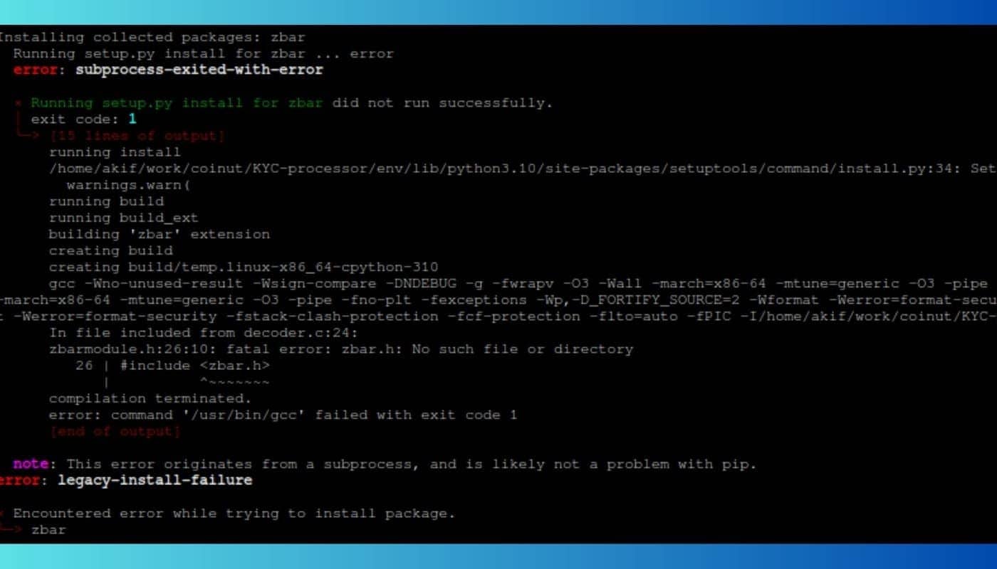 How to Fix the Python Error: legacy-install-failure? - World of WP How to Fix the Python Error: legacy-install-failure? - World of WP
